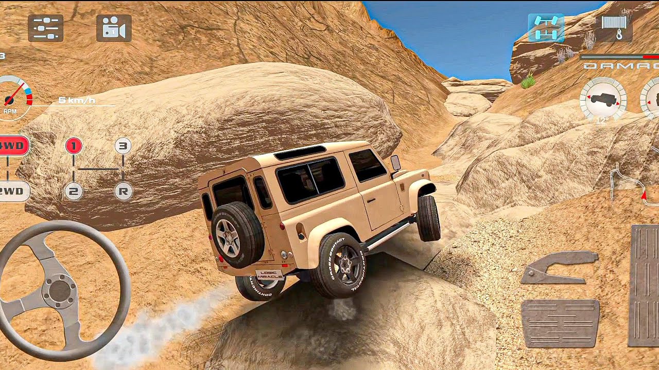 off-road Drive Dessert | Land Rover Defender 90 Level 10 ! - YouTube