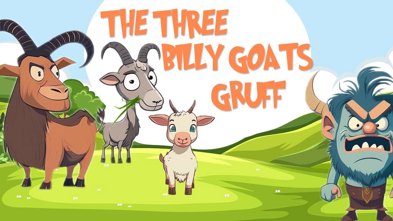 Bedtime Tales for Kids | The Three Billy Goats Gruff - Read Along Story ...