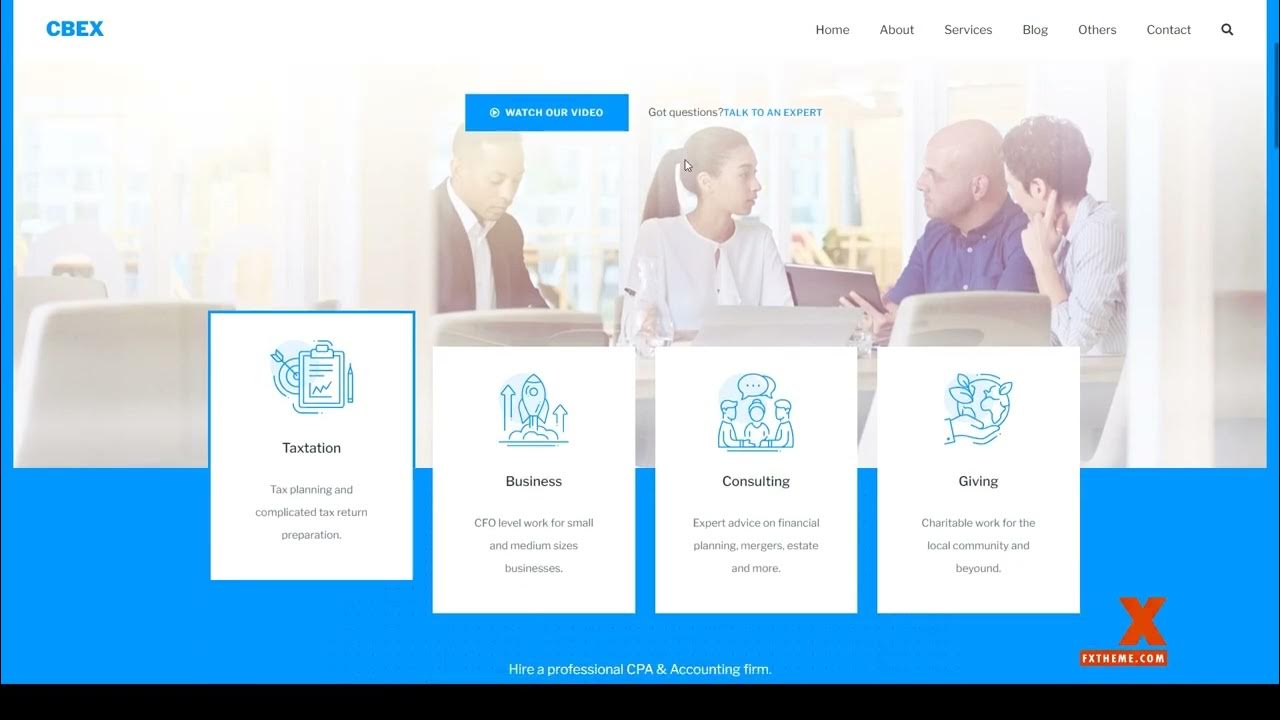 CBEX Responsive Finance React JS Template 14 tax - YouTube