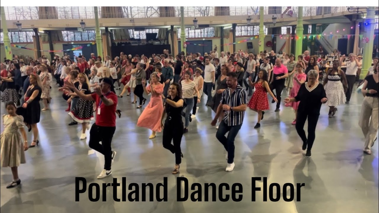 Portland Dance Floor Line Dance. - YouTube