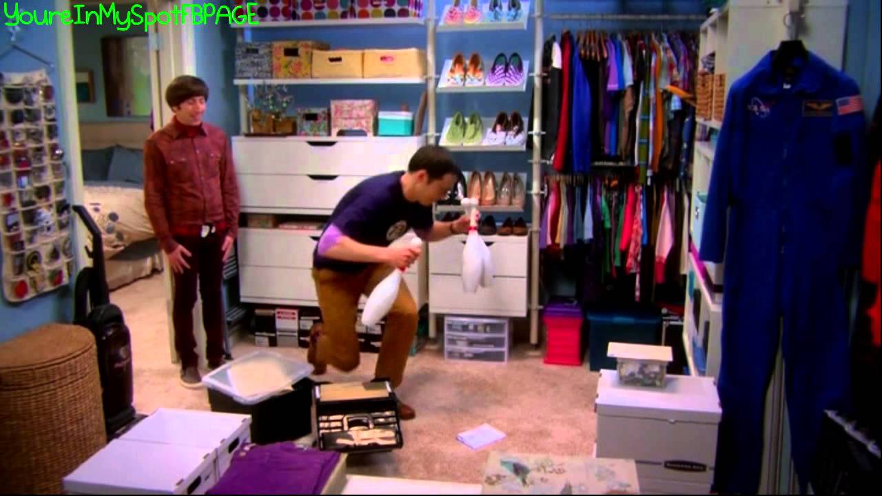 Sheldon Sorting Out Howard's Closet - The Big Bang Theory - YouTube