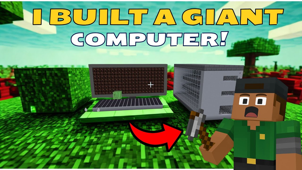 I Built a Giant Computer in Minecraft! - YouTube