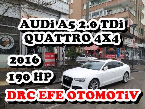 AUDİ A5 2.0 TDi QUATTRO 4X4 190 HP ARACIMIZ / GAZİANTEP İZLENİMLERİ  / DRC EFE OTOMOTİV