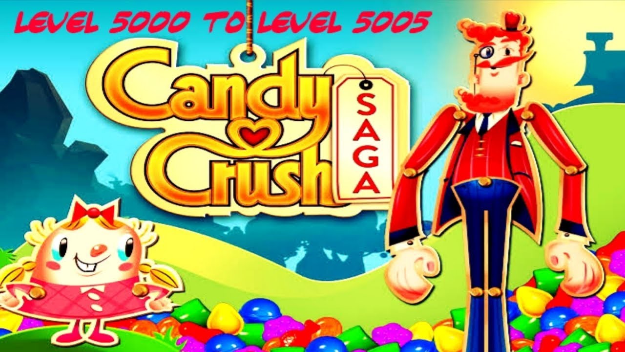 Candy Crush Saga Level 5000 5001 5002 5003 5004 5005 - YouTube