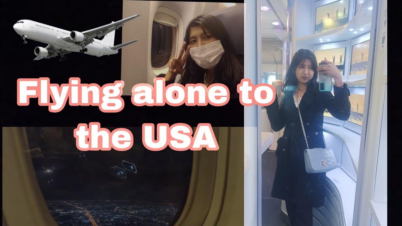 Flying to the USA for my first time - YouTube