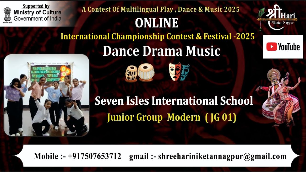 Seven isles International School Junior Group Modern ( JG =01 ) - YouTube