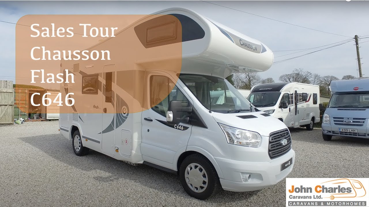 2019 - Chausson Flash C646 - 6 Berth - Compact - Fixed Bunks - YouTube