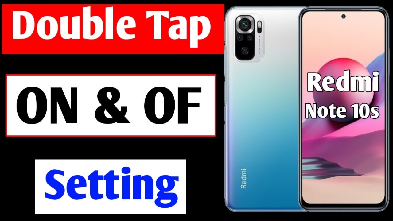 Redmi note 10s double tap screen on & of setting | Redmi note 10s ...