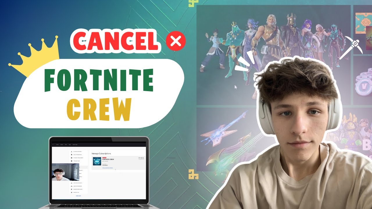 How to Cancel Fortnite Crew - YouTube