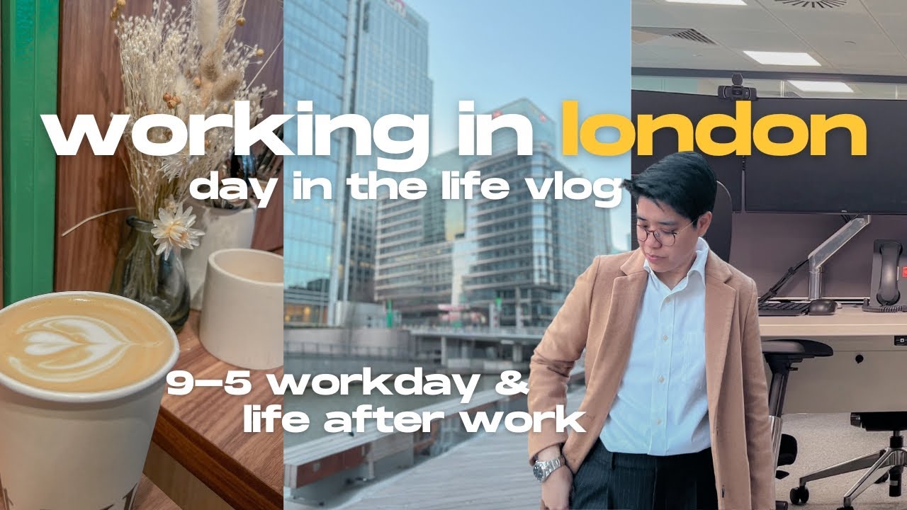 Working in London vlog | Day in the life 9-5 office job | Daily routine ...