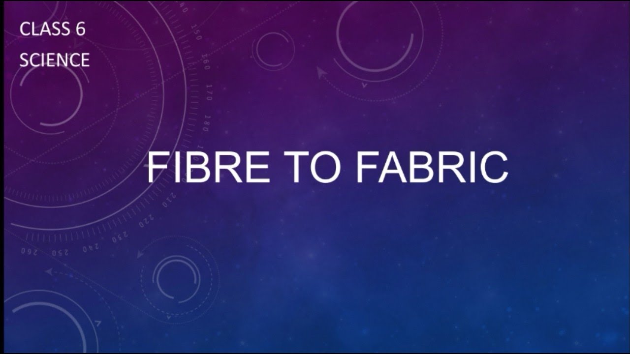 Fibre to Fabric | Class 6 Science | Full Lesson - YouTube