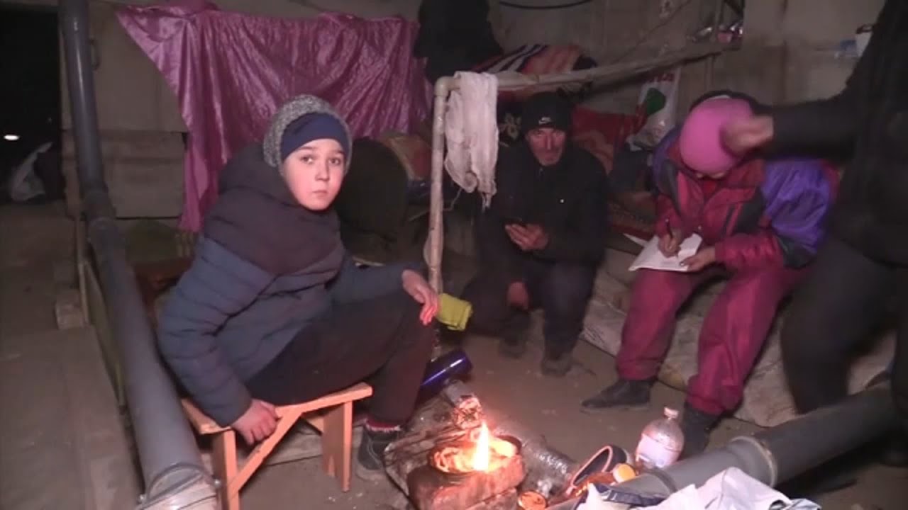 Ukrainian citizens suffering appalling conditions - YouTube