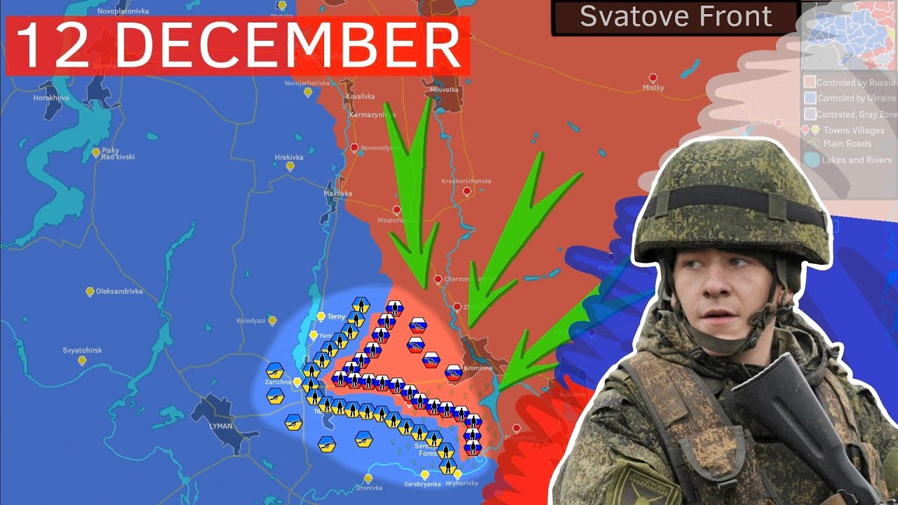 Update on Ukraine: Russian advance in Dibrova [12 December 2023] - YouTube