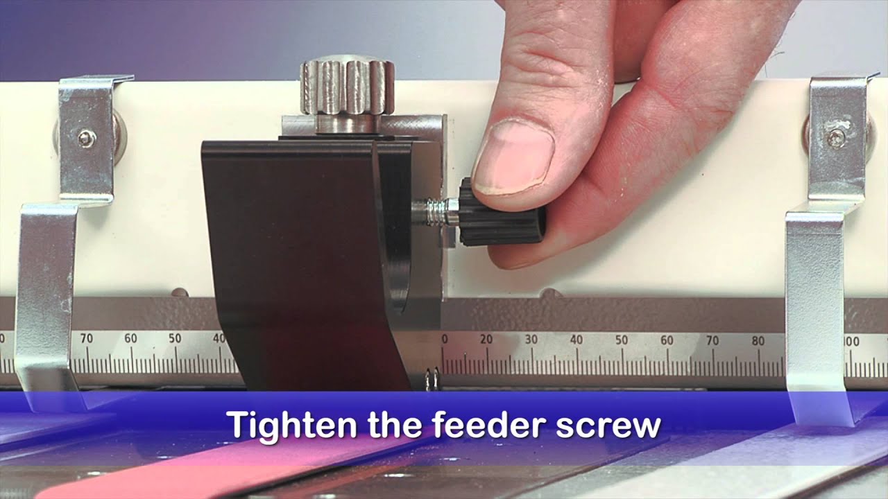 Mini Quick-feed - Machine Set Up - YouTube
