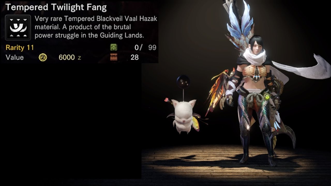 MHW: Guiding Land's Monster Material Farming - Tempered Twilight Fang← ...