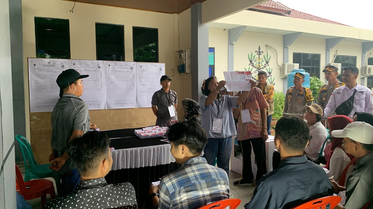 (LIVE) Penghitungan Suara Pilgub di TPS 04 Selat Utara Kapuas ...