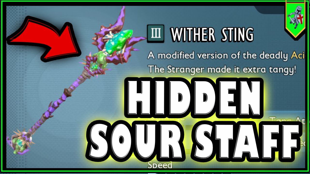 Hidden Sour Staff Location in Grounded 2 The Wither Sting - YouTube