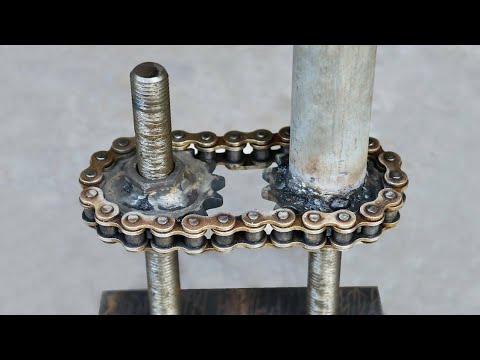 SECRET!! Make An Unique Vise That You Never See Before From Bike Parts ...