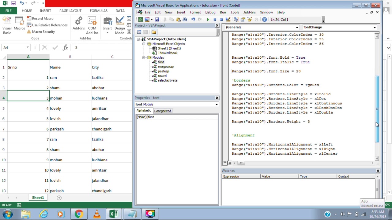 5 FONT COLOR - YouTube