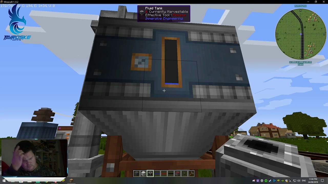 Minecraft - Immersive Railroading | How to run water to trains? - YouTube