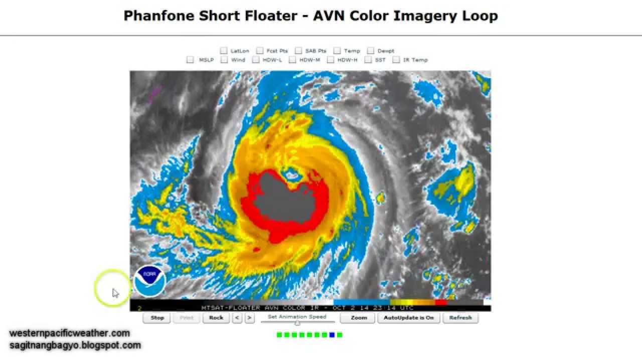 Typhoon Phanfone and Tropical Depression 19W Forecast October 3, 2014 ...