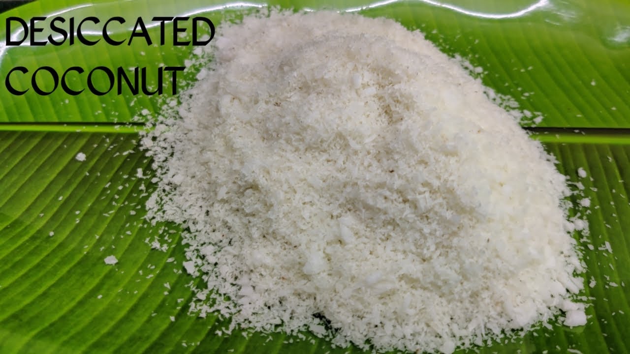 How to make Desiccated Coconut|Home-made desiccated coconut - YouTube