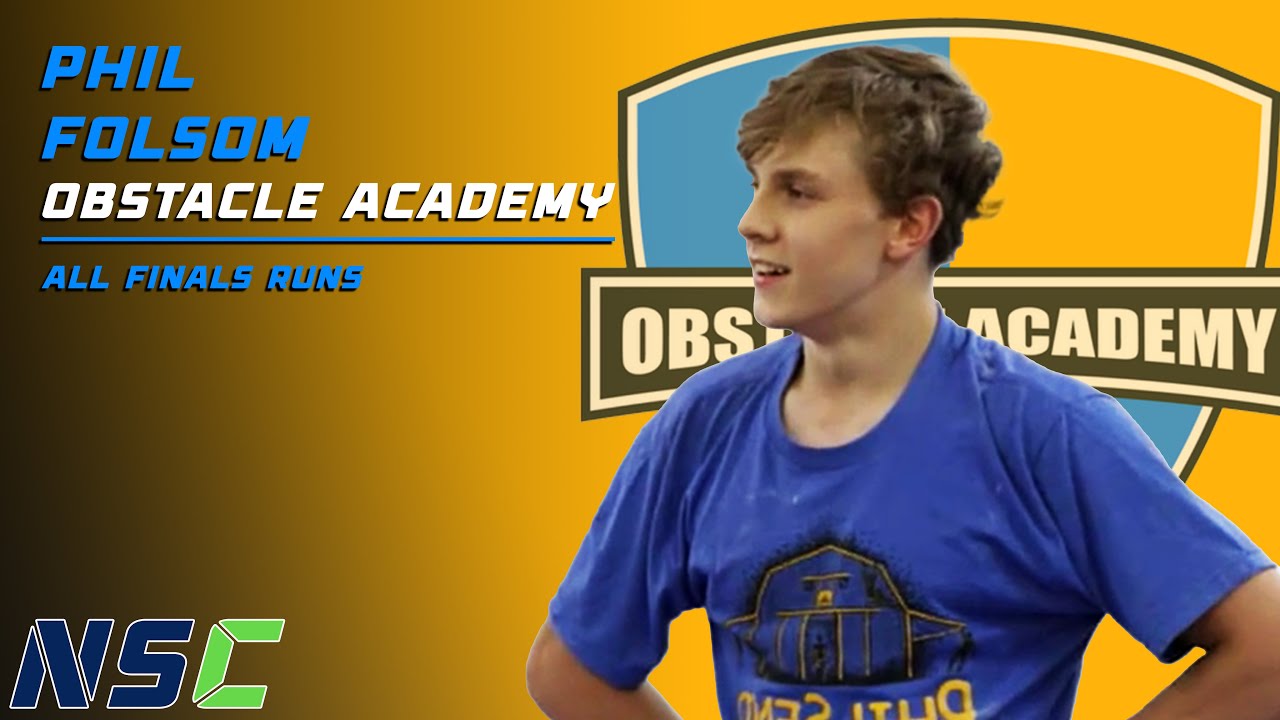 NSC 1st Place Phil Folsom | Every Finals Run From Obstacle Academy ...