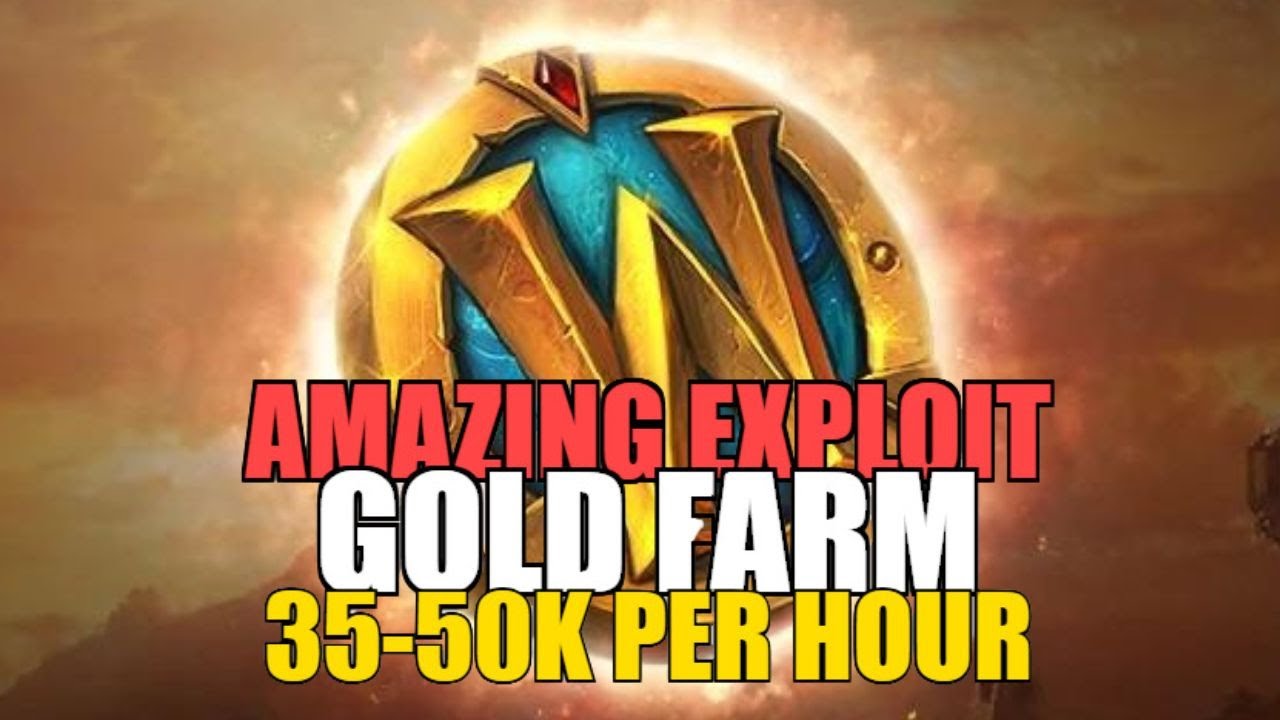 Best Way To Farm Gold In WoW (Exploit Farm) - YouTube