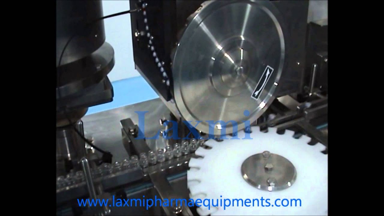 AUTOMATIC HIGH SPEED VIAL FILLING & STOPPERING MACHINE MODEL -- LS 200 ...