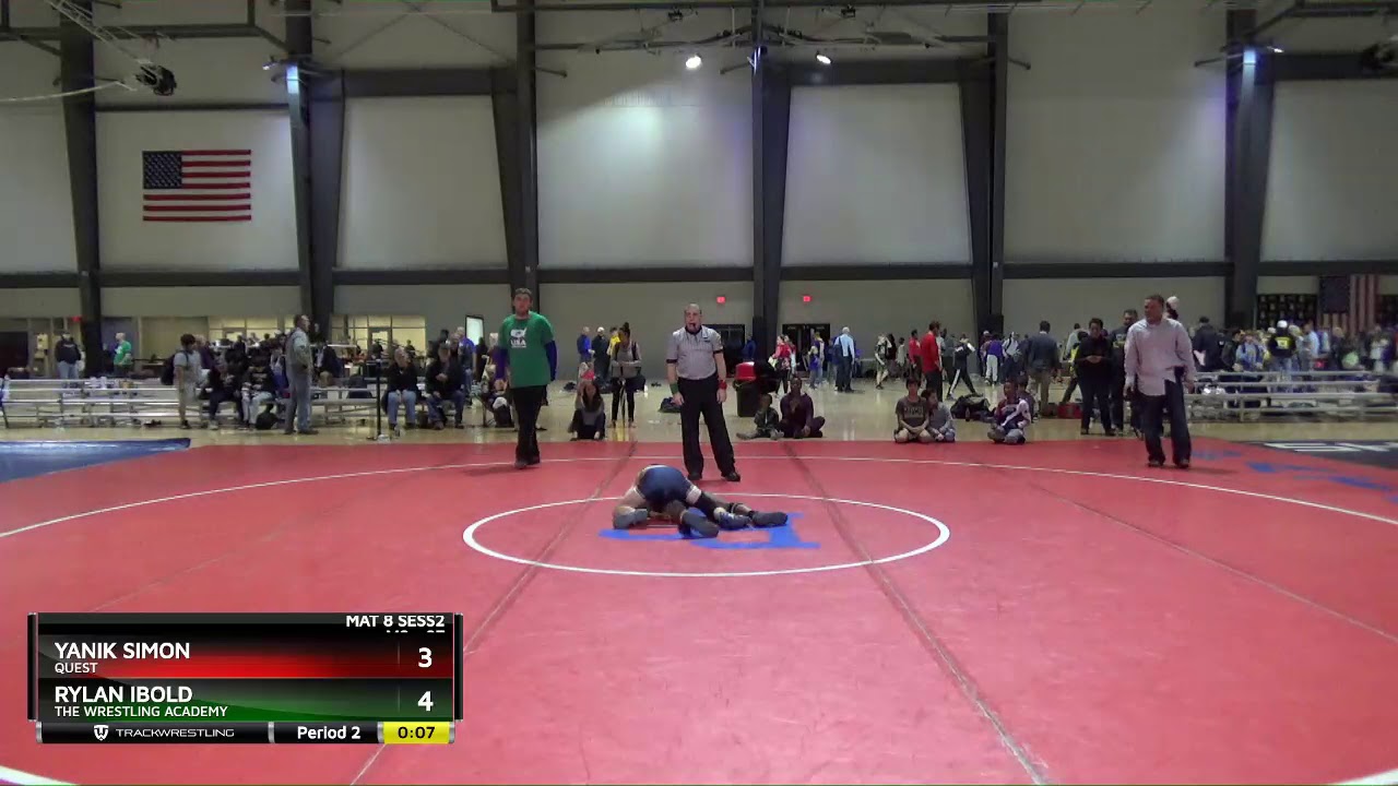 MS 87 Yanik Simon Quest Vs Rylan Ibold The Wrestling Academy - YouTube