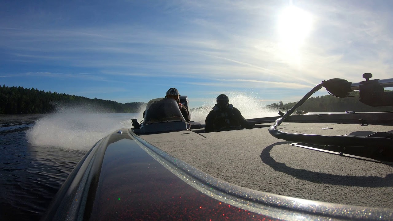 Bullet 20XD 300XS Nepawassi Top 50 Pike tournament blast off (rear view ...