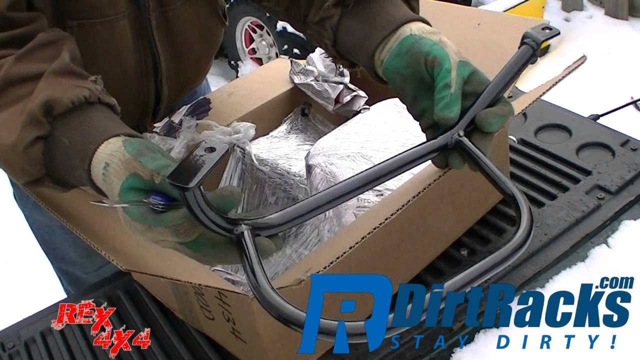 DR650 luggage rack & side crash bar combo unboxing (dirtracks.com ...