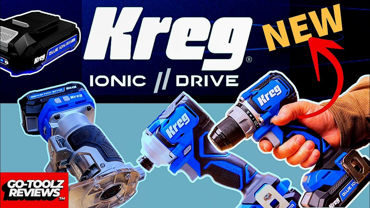 Kreg Tools New 20V Cordless Power Tools. The 20V lonic Drive # ...