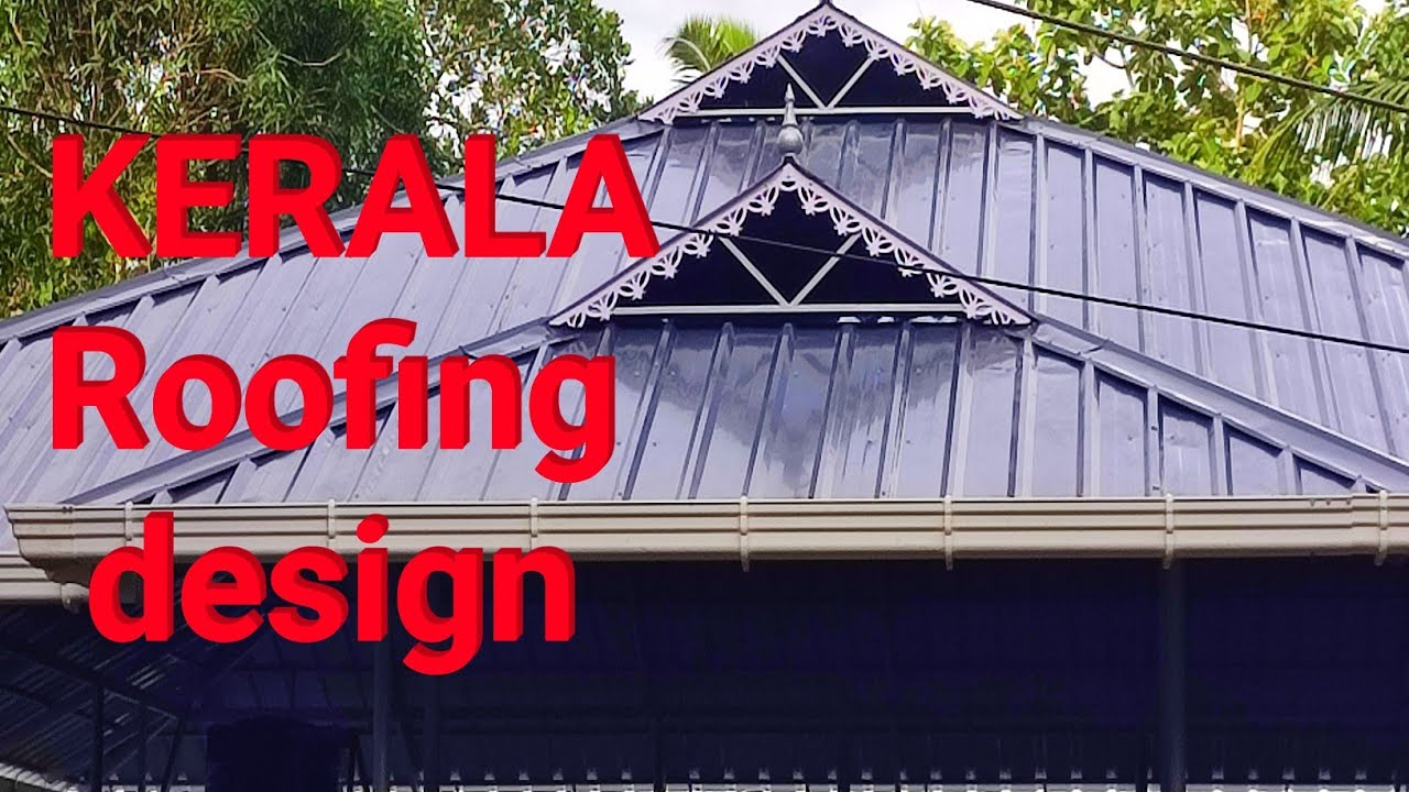 how to make kerala roofing for home | metal roofing design kerala - YouTube