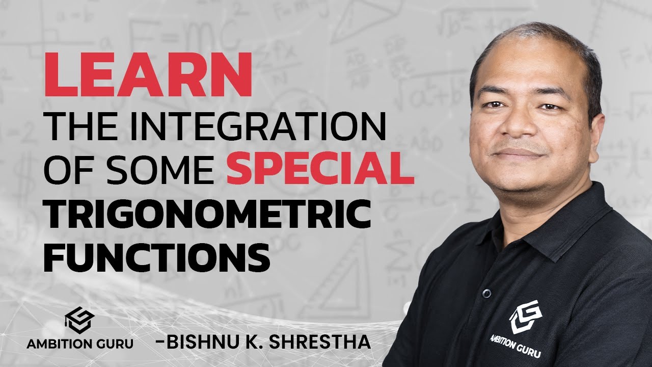 Standard Integrals of Trigonometric Functions | Integration | Class 12 ...