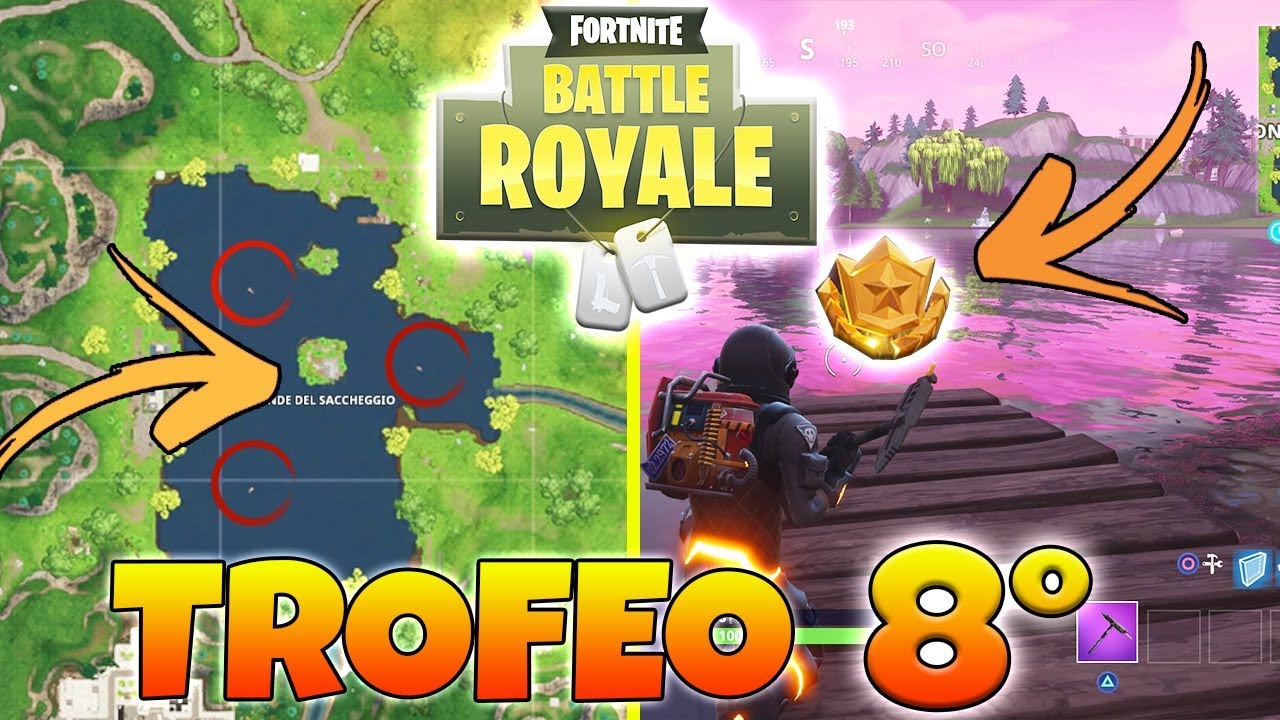 CERCA TRA TRE BARCHE/GUIDA TROFEO N°8 Fortnite:Battle royale - YouTube