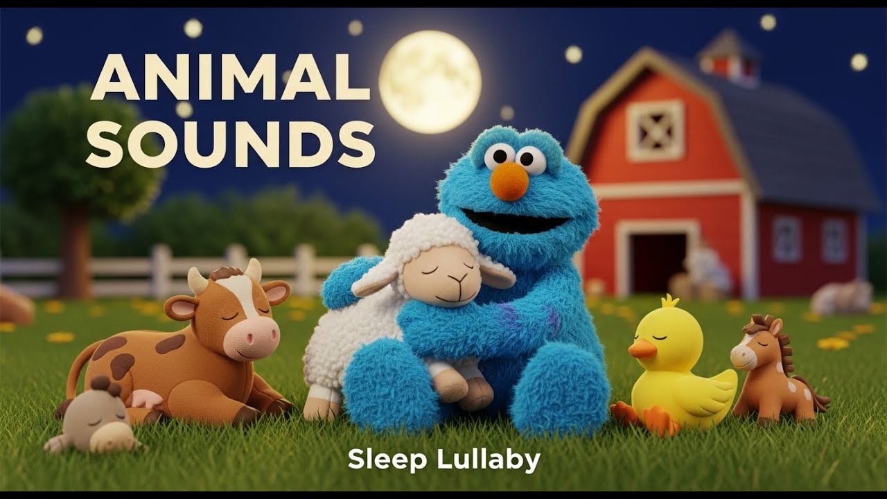Animals Lullaby for Instant Sleep 🐄 | Gentle Animal Sounds to Soothe ...