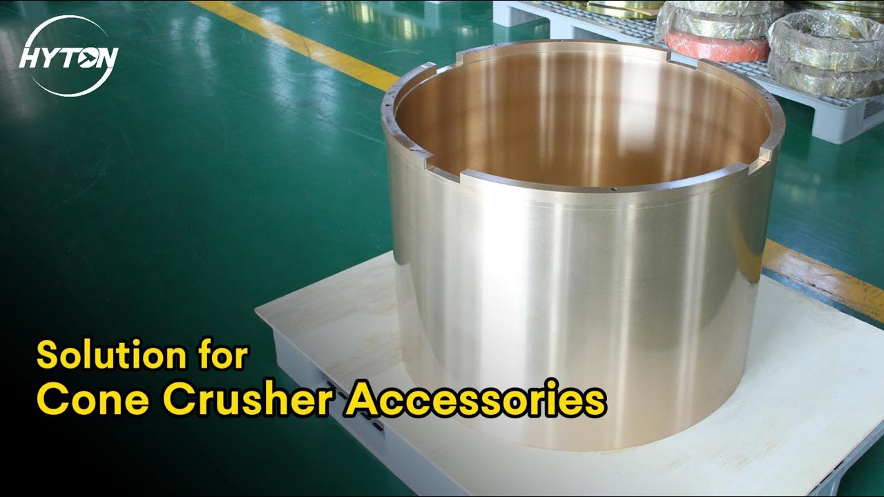 Bronze Bottom Shell Bushing Apply to CH870 Cone Crusher - YouTube