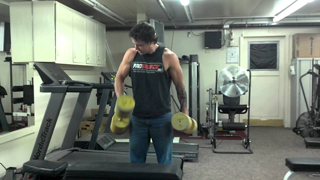 91 lb curls - YouTube