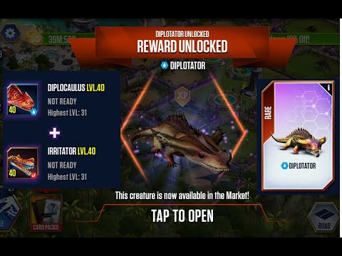 NEW DINOSAUR DIPLOTATOR UNLOCK BATTLE II Jurassic World The Game II ...