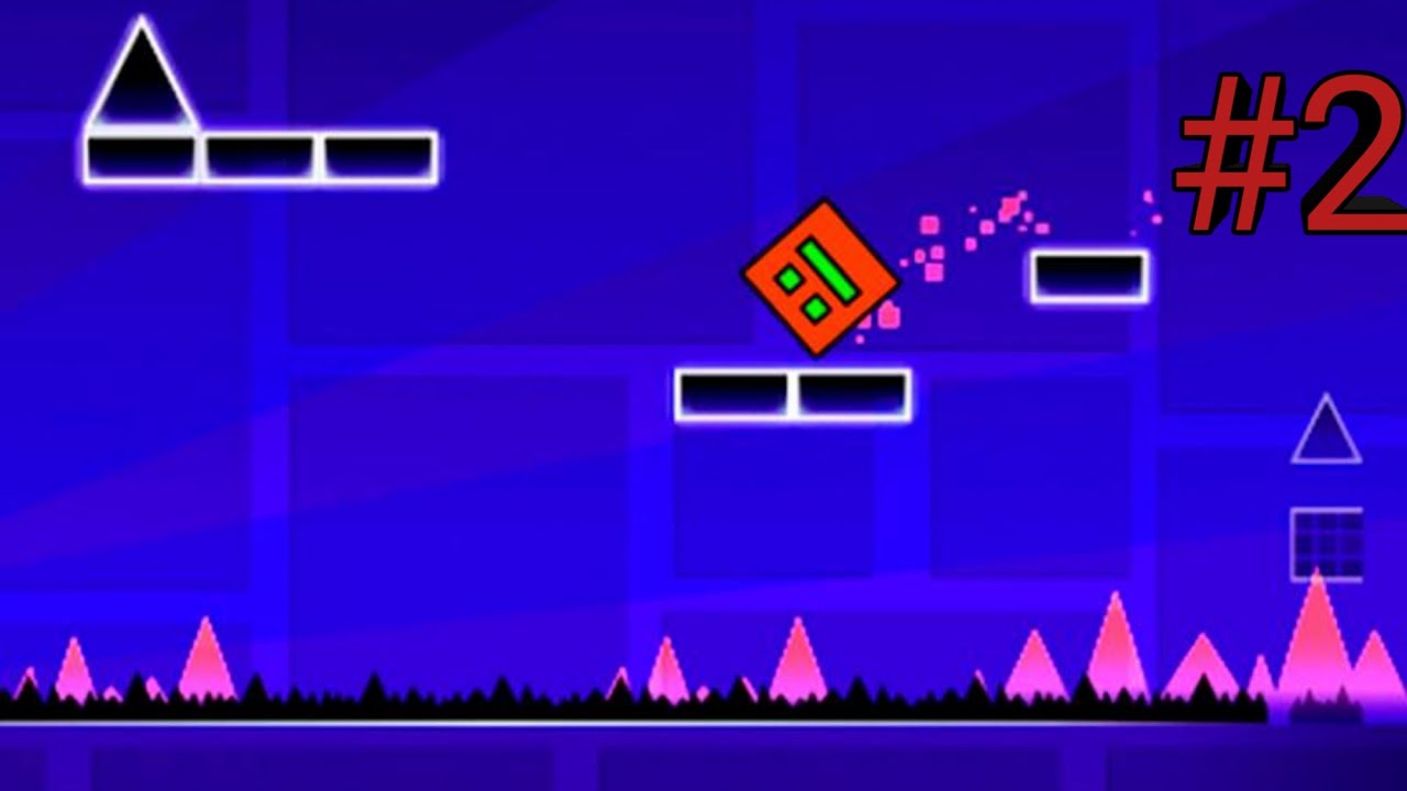 GEOMETRY DASH #2- COMEÇANDO A DIFICULDADE - YouTube