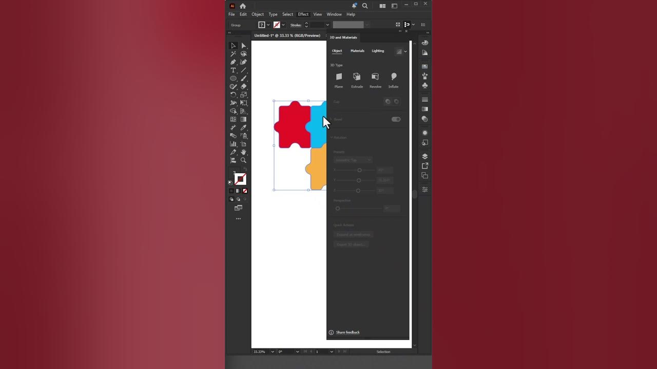 How to Create Stunning 3D Art in Adobe Illustrator | Inflate Tool ...