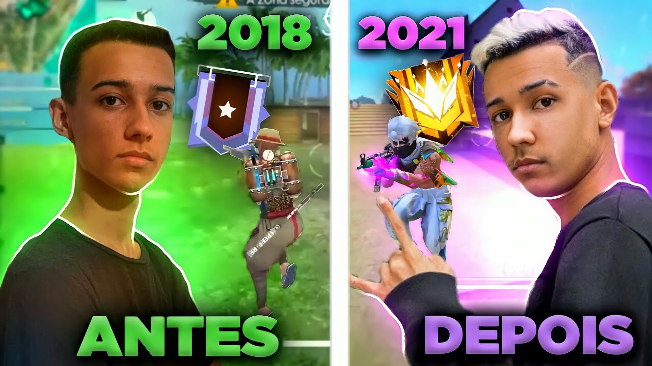 A EVOLUÇÃO DO BAK JOGANDO FREE FIRE 2018-2021 - YouTube
