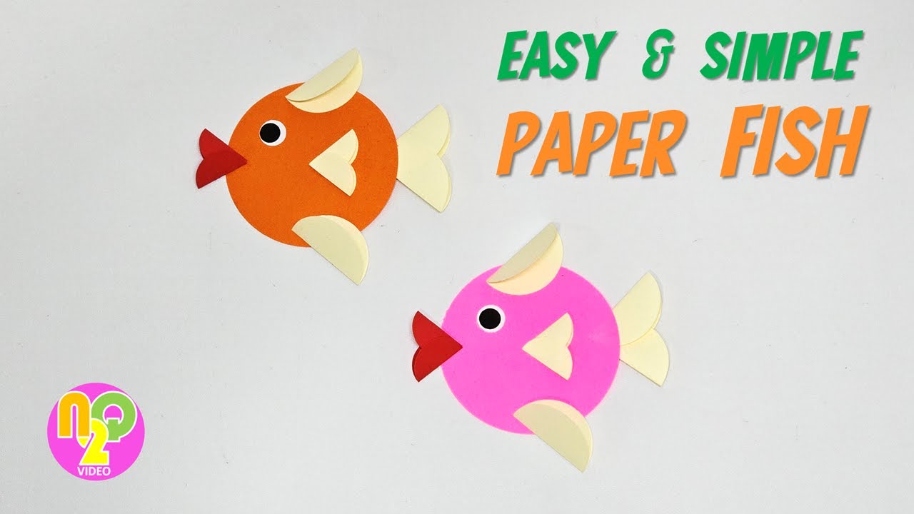 Kerajinan Tangan Ikan Kertas yang Mudah | Paper Fish Crafts DIY - YouTube