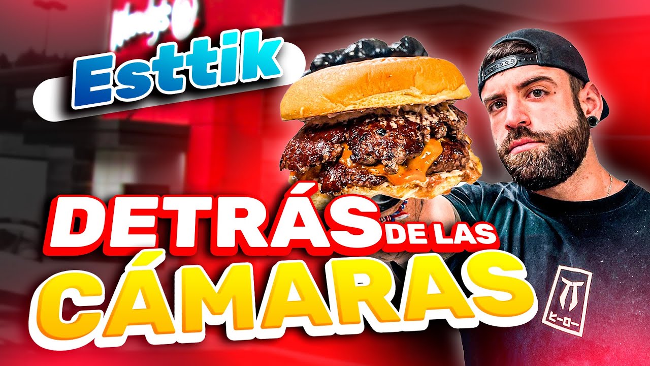 CON ESTTIK DETRÁS DE LAS CÁMARAS, COMIENDOSE EL MENÚ DE WENDYS EN EE.UU ...
