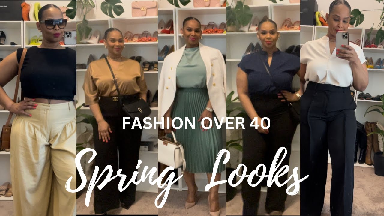 Classy Effortless Outfits for Spring/Fashion Over 40/Business casual ...