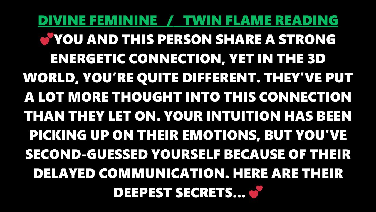 Two Souls, One Energy: Exploring Their Opposite 3D Reality [Divine ...