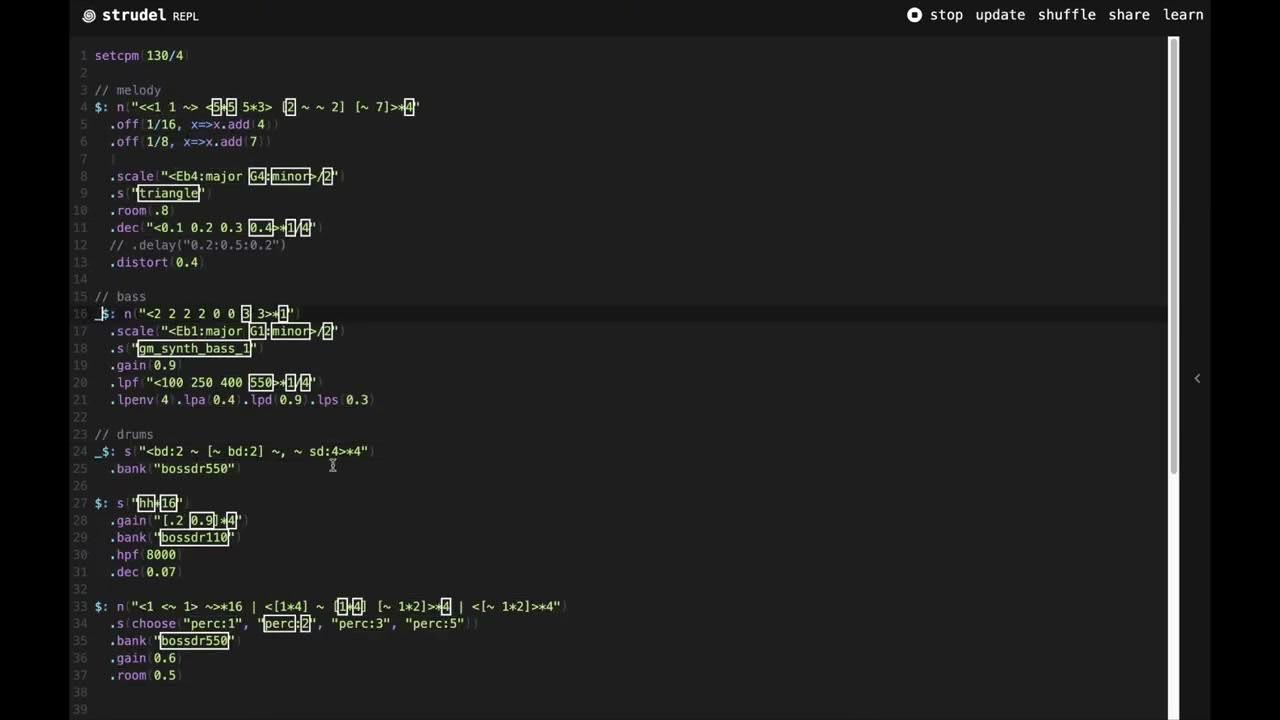 Exploration - Strudel.cc - Live Coding Music - YouTube
