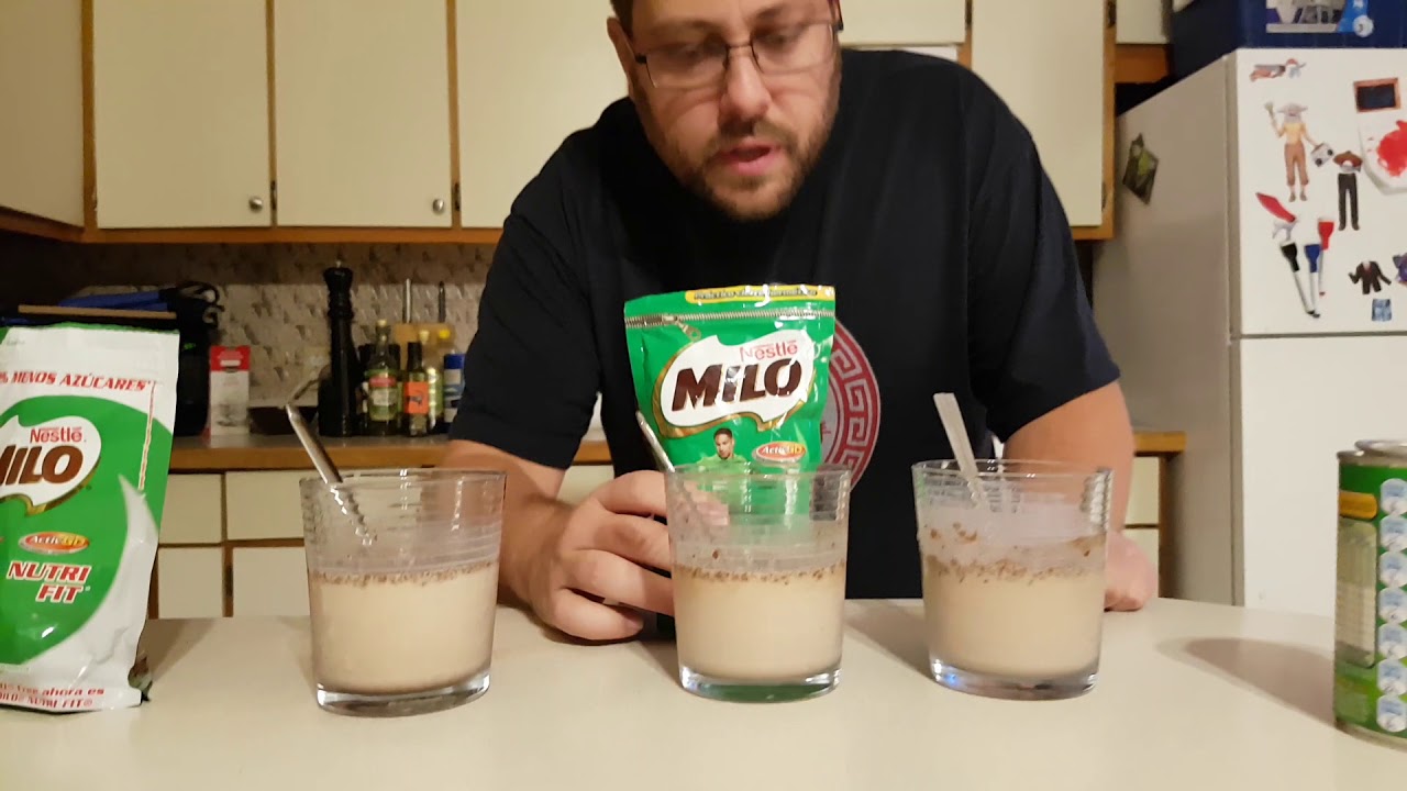Milo comparison taste test. - Australian, Colombian and Peruvian - YouTube