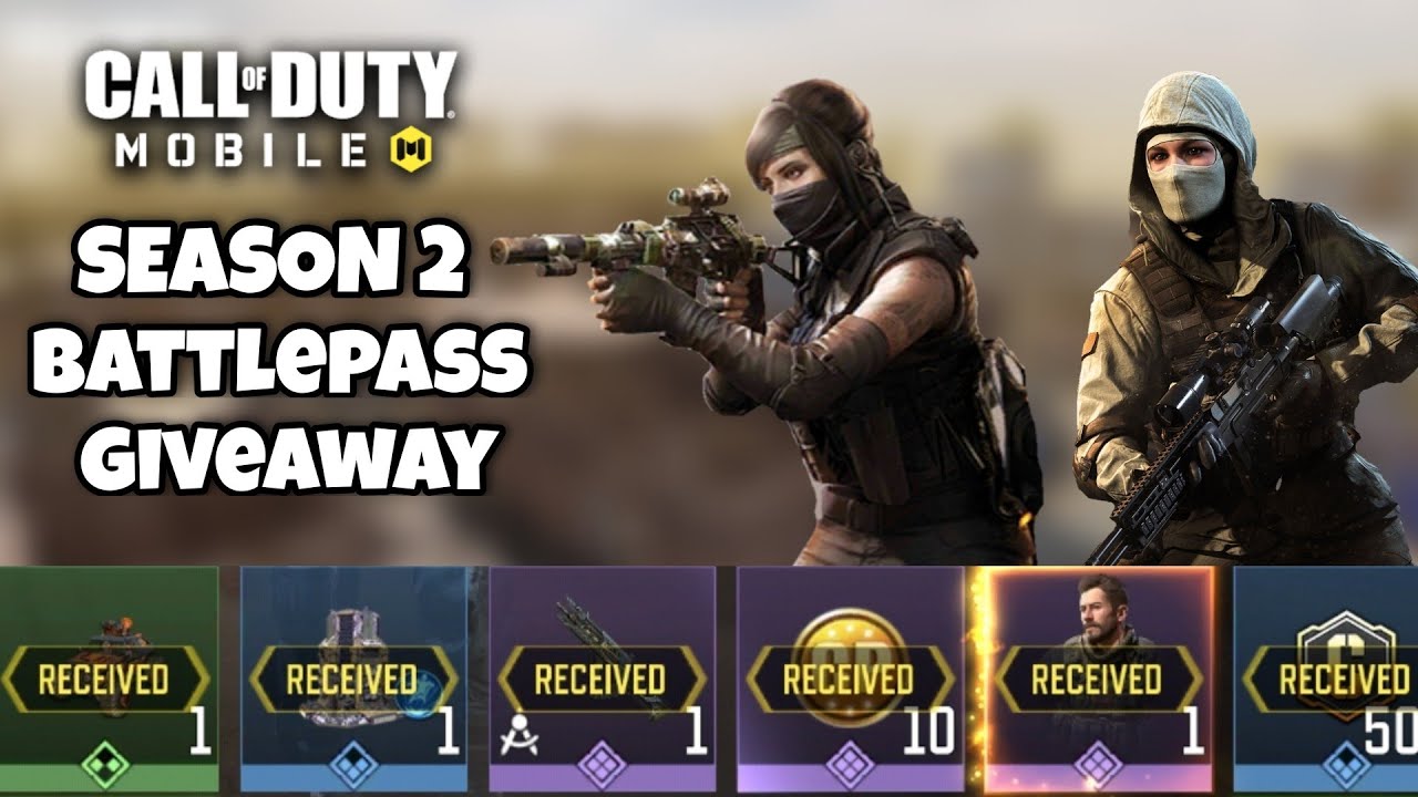 *NEW* Unlocking CODM Season 2 Battle Pass + Giveaway! | COD Mobile ...